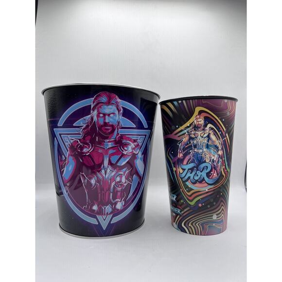 Other | Thor Love And Thunder Cinema Movie Popcorn Tin Bucket Marvel ...